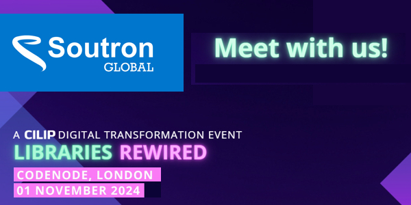 See Soutron at CILIP Libraries Rewired London 2024!